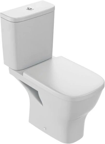 Унитаз напольный с бачком и сиденьем микролит Jacob Delafon STRUKTURA UJX102-00+ETAG212-WTE+E20606-00