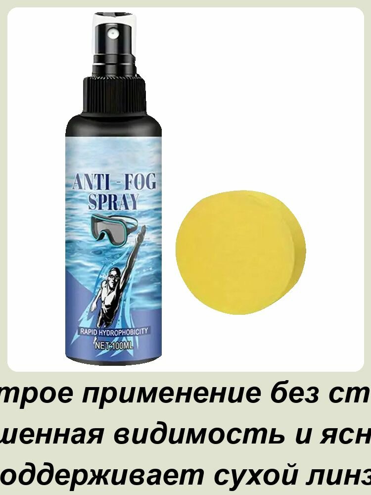 Очки водонепроницаемые и с защитой от запотевания