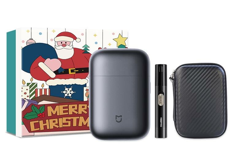 Электробритва роторная унисекс Xiaomi S600, S600 with Storage Bag and Nose Hair Trimmer Festival Exclusive Set