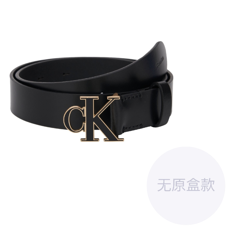 Calvin Klein Ремни из коровьей кожи Женские Черные Ширина 3 см 80