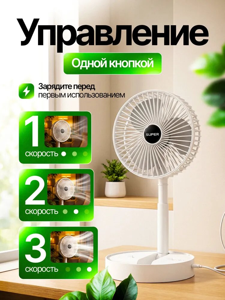 Вентилятор настольный — фото 1