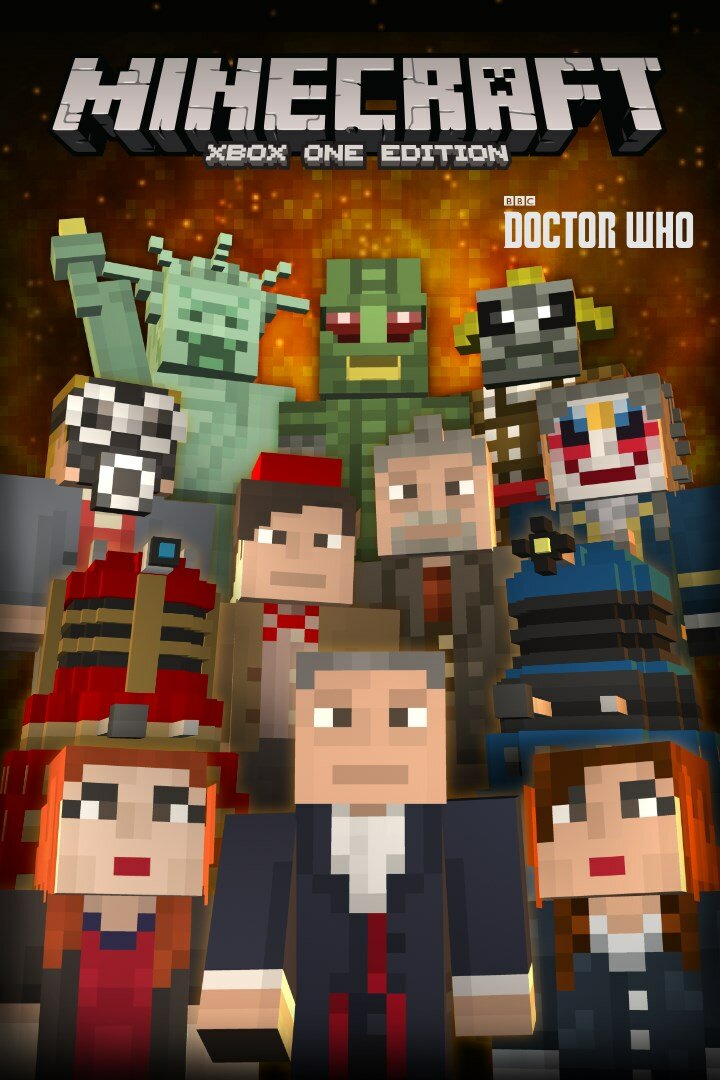 Minecraft Doctor Who Skins Volume I — дополнение (DLC) для Xbox · нужна базовая игра · Xbox One, Xbox Series X|S