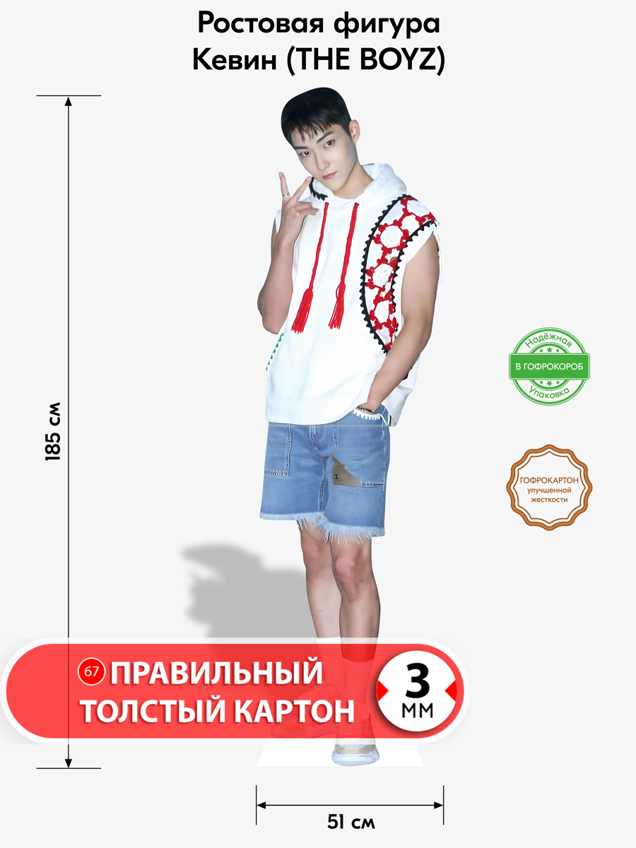Аксессуар для фотосессий, самое это, Кевин (THE BOYZ) 2, k-pop, ростовая фигура