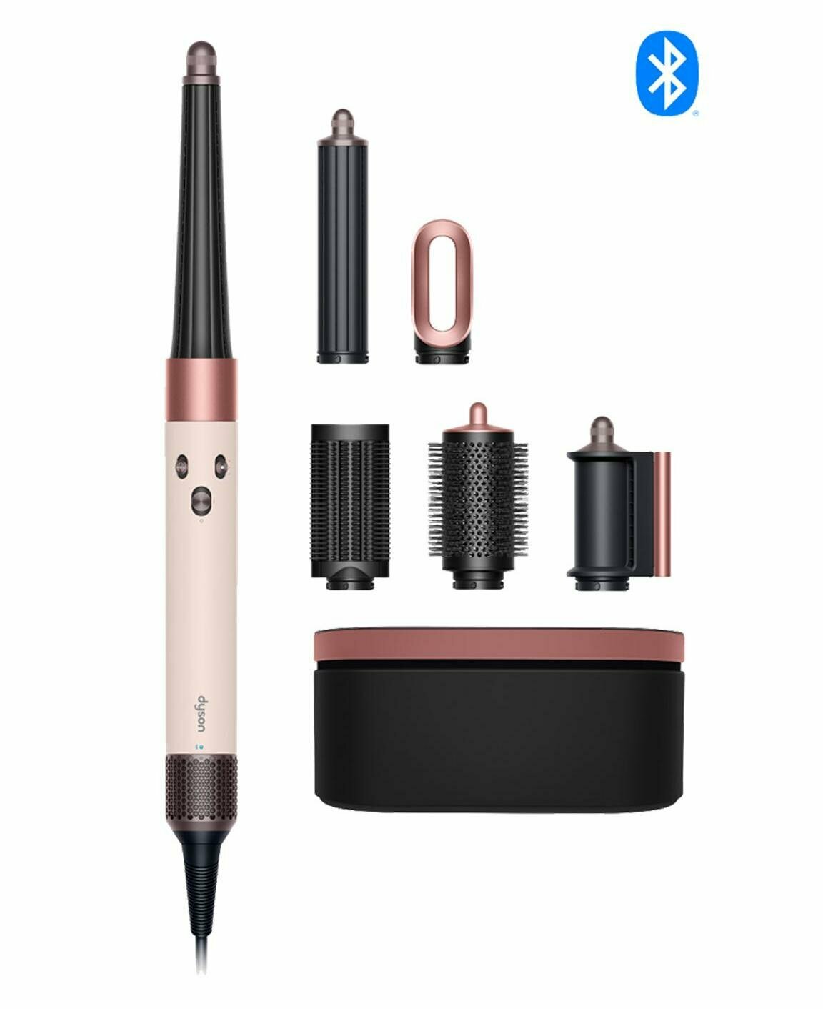 Стайлер Dyson Airwrap i.d. Long HS08 Straight+Wavy, розовый/розовое золото (Ceramic pink/Rose gold)
