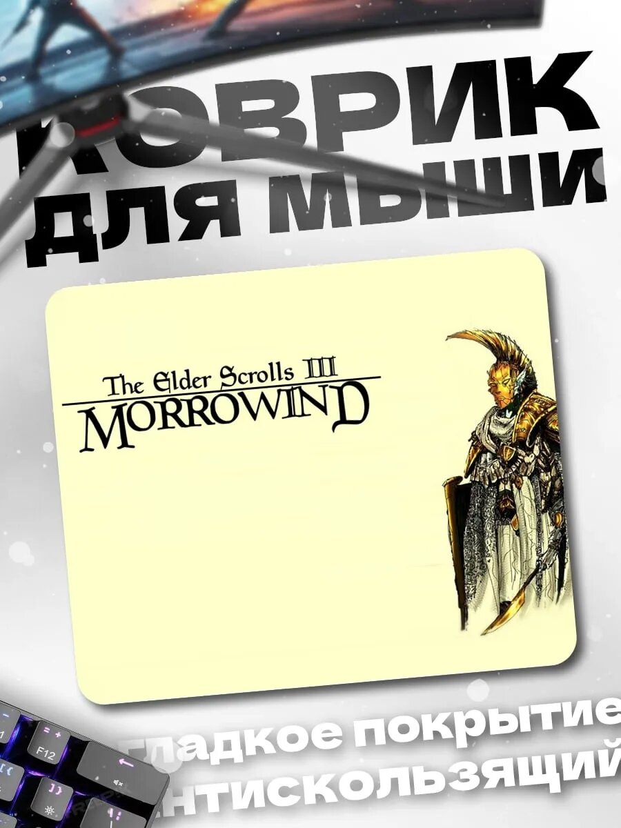 Коврик для мыши Морровинд Тамриэльский воин