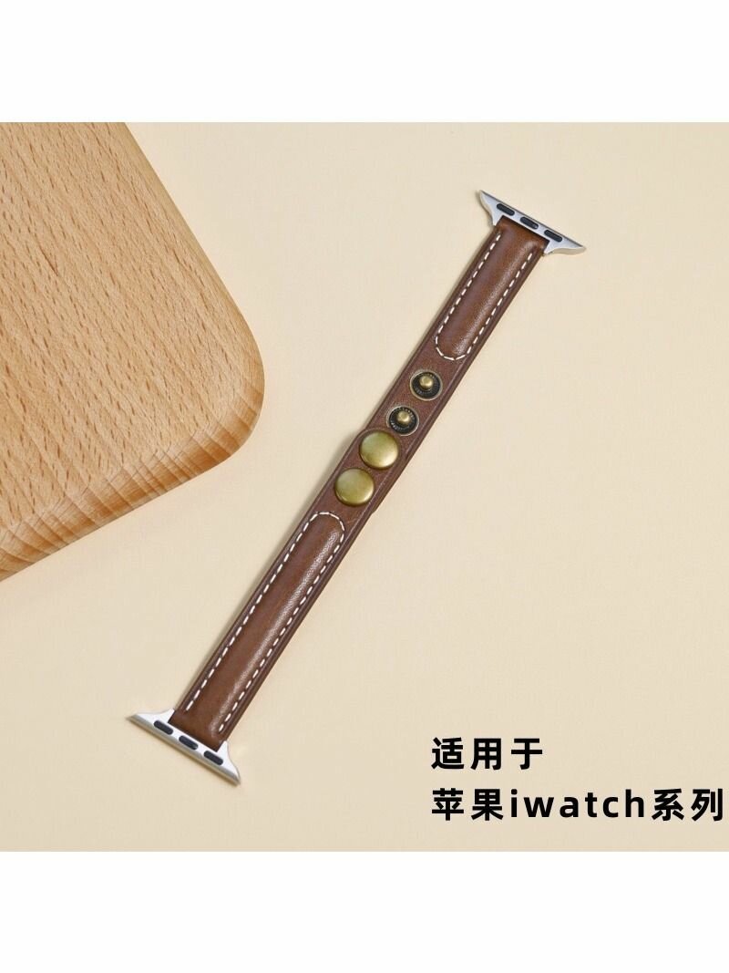 Кожаный ремешок для Apple Watch, винтажный деловой стиль, 42 44 45 46 49 мм, для Series 8-11 и Ultra