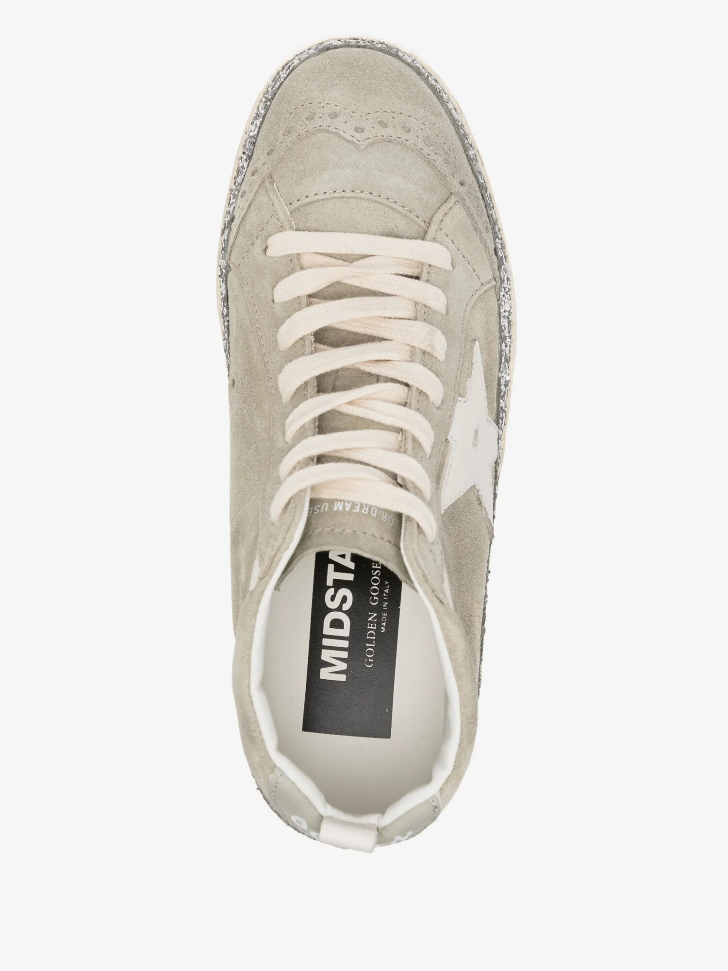 Кроссовки Golden Goose Mid Baskets Star, размер 37, серый — фото 1