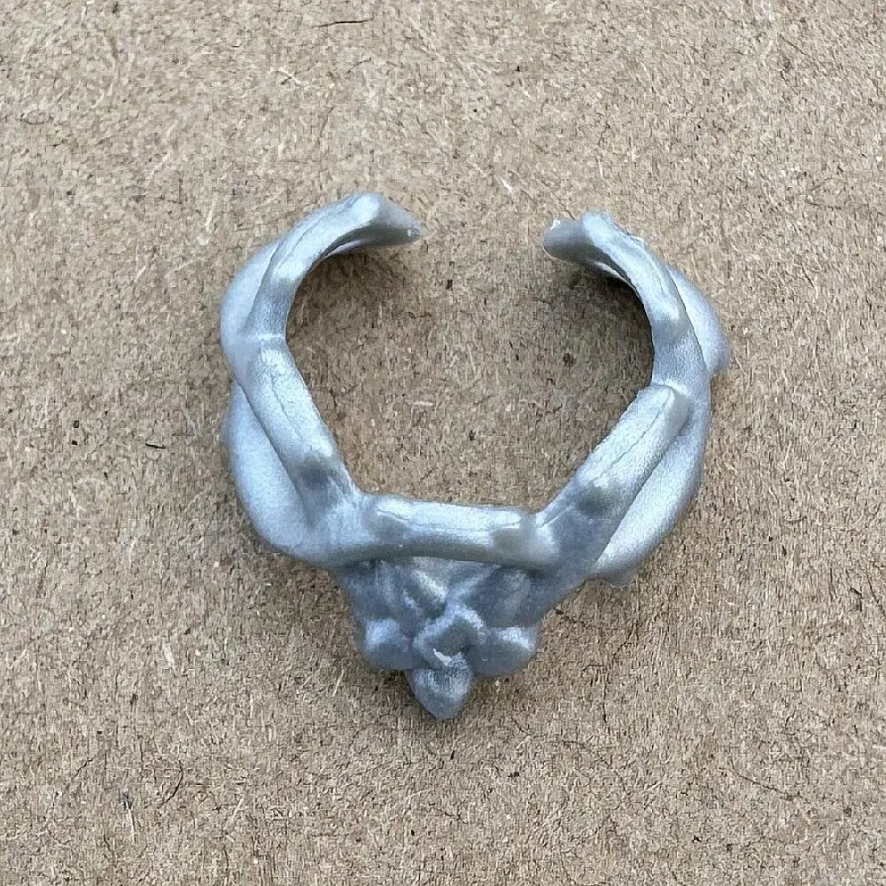 Кольцо для кукол 1/6, Серый, Necklace 5