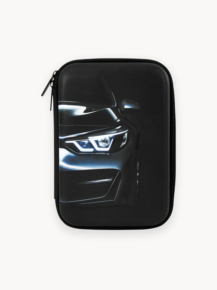 Пенал школьный большой для мальчиков для карандашей и ручек с 1 отделением, откидной планкой, канцелярия для школы, 22х15х4 см, Brauberg Kids, 273508