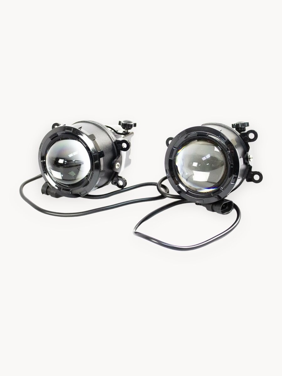 ПТФ Веста линзы ZMB 60W 6000К Lada Vesta Гранта FL Нива Урбан X-Ray Renault Nissan Honda Ford Opel Peugeot Mitsubishi