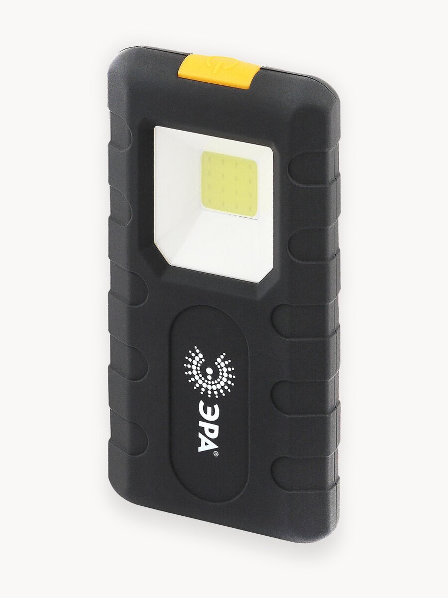 Фонарь на батарейках ручной ЭРА RB-707 мощный светодиодный туристический с клипсой на магните