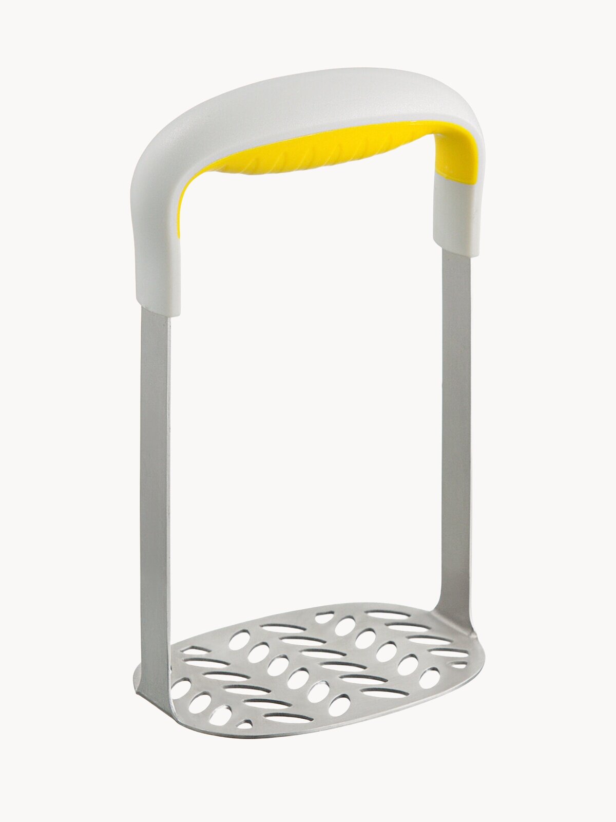 Пресс для картофеля, нержавеющая сталь, желтый, Brekke, 12,5х19,5 см, Smart Solutions, SS-PP-PP-12.5-20