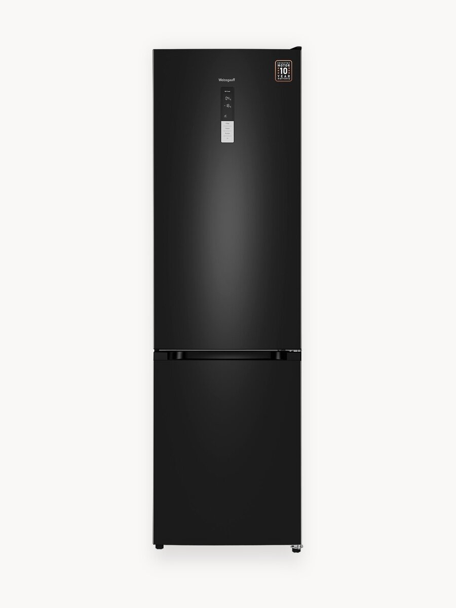 Отдельностоящий холодильник с инвертором Weissgauff WRK 2000 Full NoFrost Inverter Black