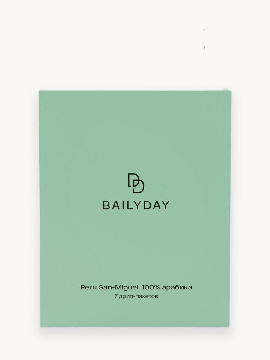 Дрип кофе Bailyday Перу Сан-Мигель (Молотый кофе в дрип-пакетах) 7 шт. по 11 г