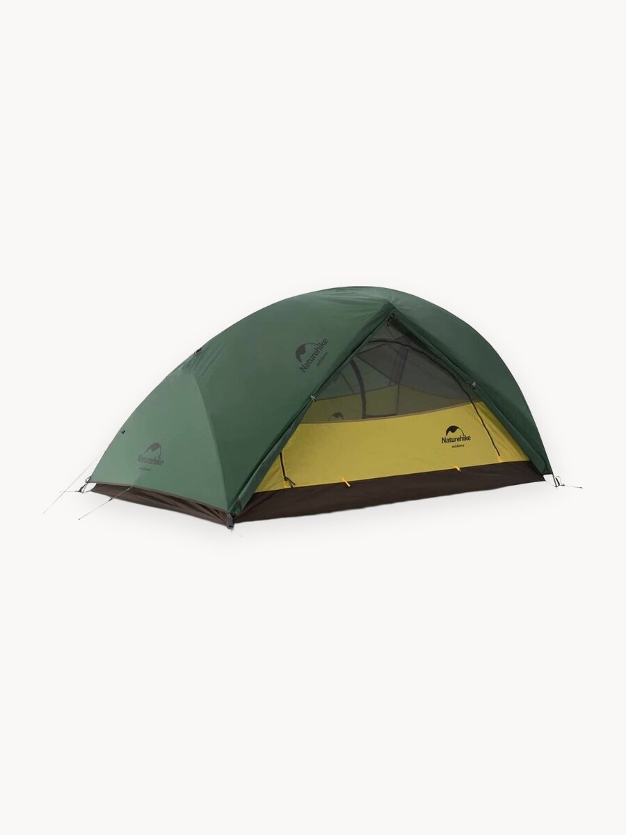Палатка + Футпринт: Naturehike Star River Ultralight Tent 2 210T, двухместная, 2-тамбура, 1.95 кг, PU3000мм