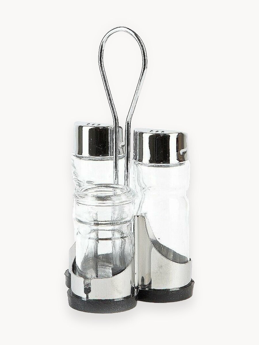 Набор для специй с банкой для зубочисток на подставке, Nouvelle, 0190238