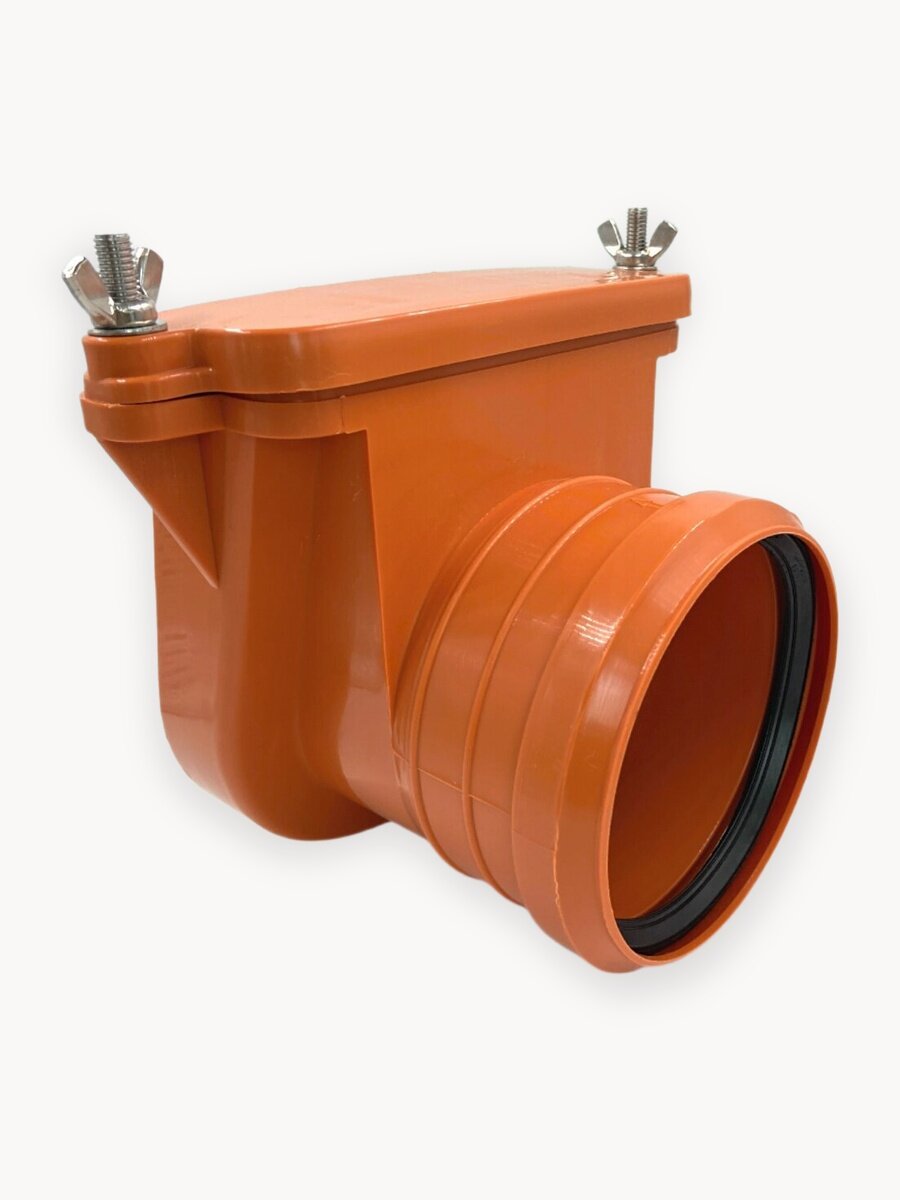 Обратный клапан/затвор канализационный для колодца 110мм