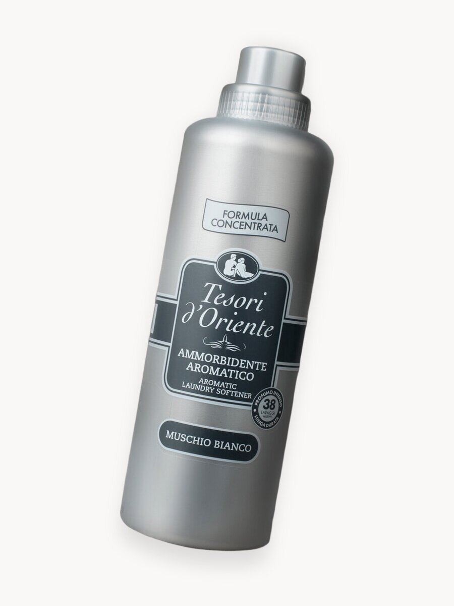 Кондиционер для белья парфюмированный концентрированный Tesori d'Oriente белый мускус 760 мл (от 38 стирок)