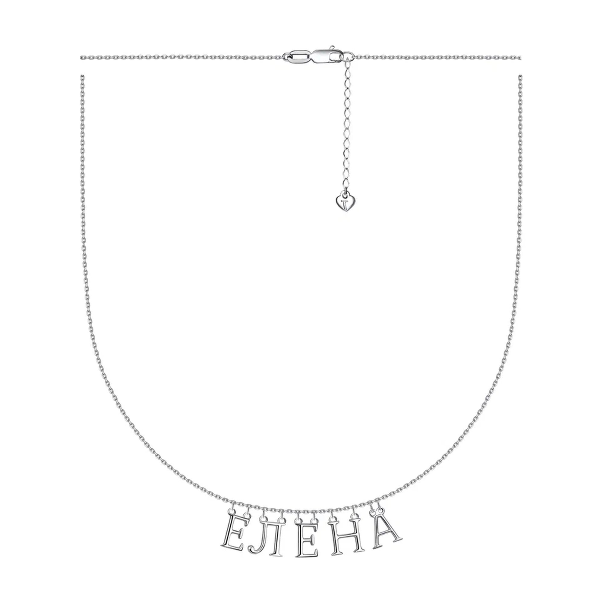 Колье, серебро, 925 проба, родирование