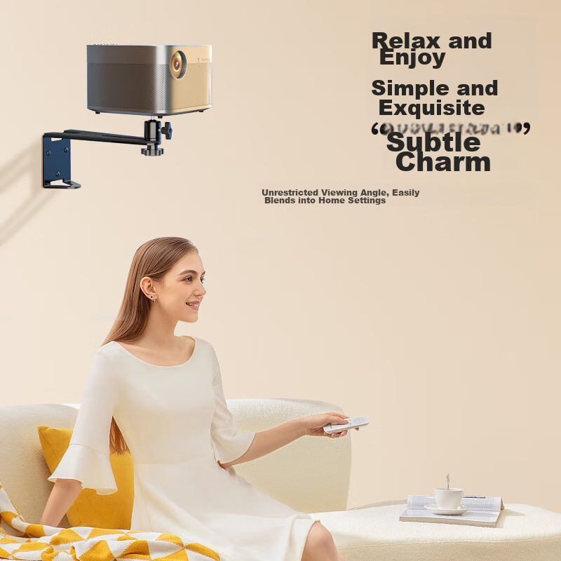 HAILE Projector Wall Mount Bracket for Home Use, Bedside Wall Mounting, Suitable for XGIMI, Jmgo, Dangbei, Xiaomi And Other Projectors AY-6U