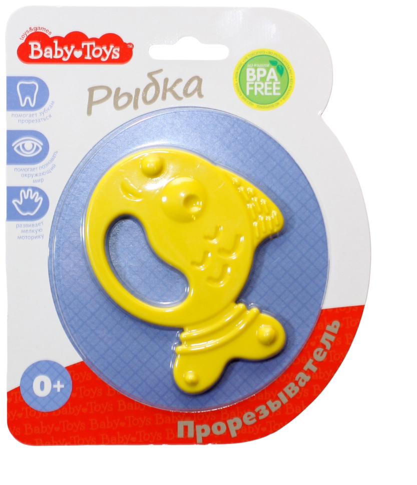 Прорезыватель"Рыбка" Baby Toys" 04130