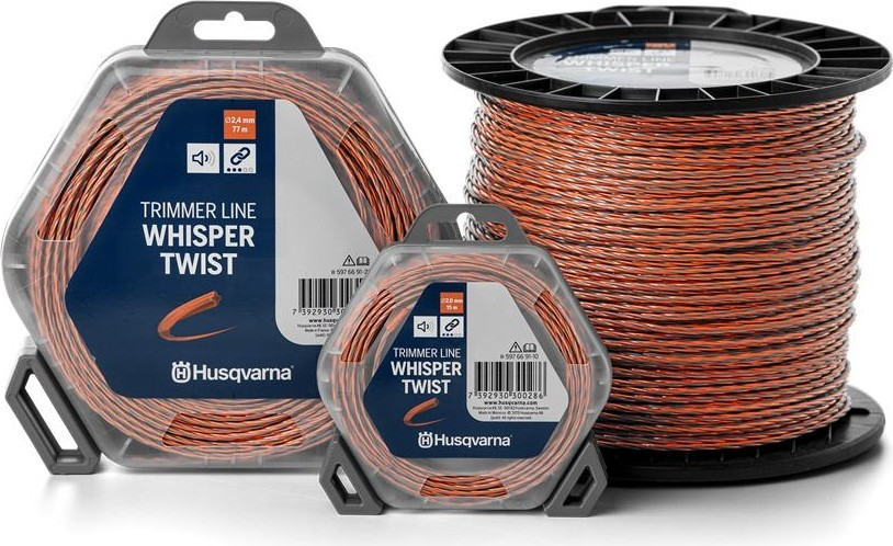 Корд триммерный Husqvarna "Whisper Twist" 2.0 мм/15 м в блистере 5976691-10