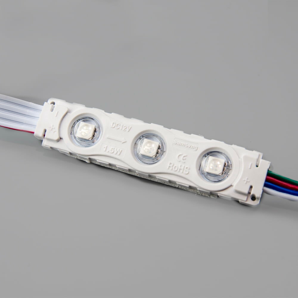 Светодиодный модуль ShopLEDs Светодиодный модуль герментичный PIX SL-RGB-5050-3 (12V, 1.5W, 100 Lm, IP65), 20шт