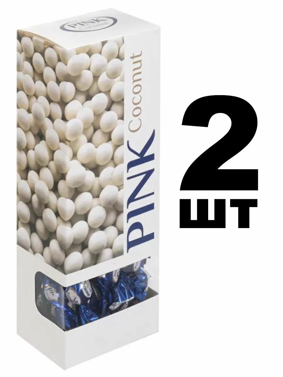 Конфеты Pink Coconut Кокос, 163 г, 2 шт с кремовой начинкой