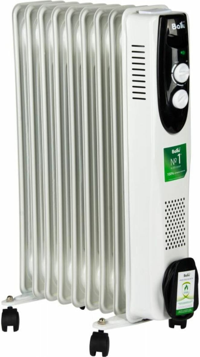 Масляный радиатор Ballu BOH/CL-09WRN 2000 2кВт 9 секций