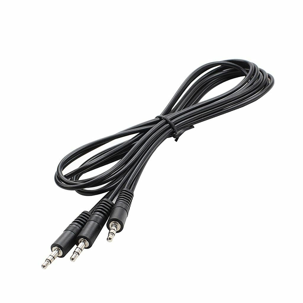 Аудиокабель 3,5 мм от штекера к двойному аудиокабелю one point two-1,5 м
