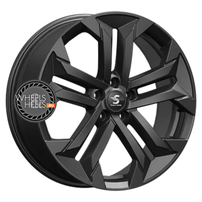Диск автомобильный литой Premium Series КР015 (Jetour Dashing) 19x7.5 5x108 et38 dia60.1 Fury black