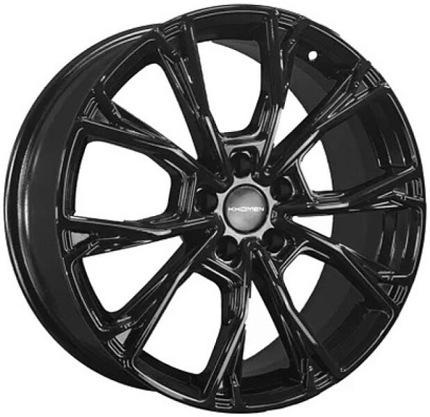 Диски легковые литые 7.5*19 5*108 et33 h60.1 Khomen Wheels 1907(Omoda C5/ Chery Tiggo 7Pro/Pro Max) BLF(цвет)
