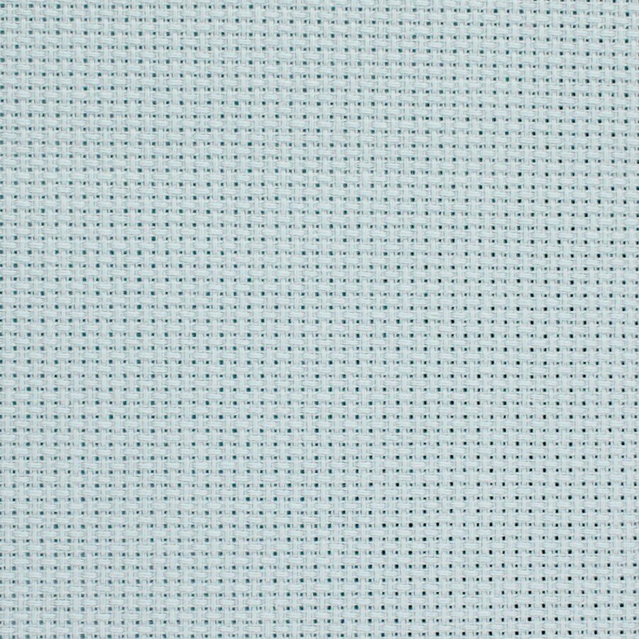 Канва Aida 14 ct, 54 нитей на 10 см, цвет N303 14 ct N303 бледно-голубой PERMIN 357/303