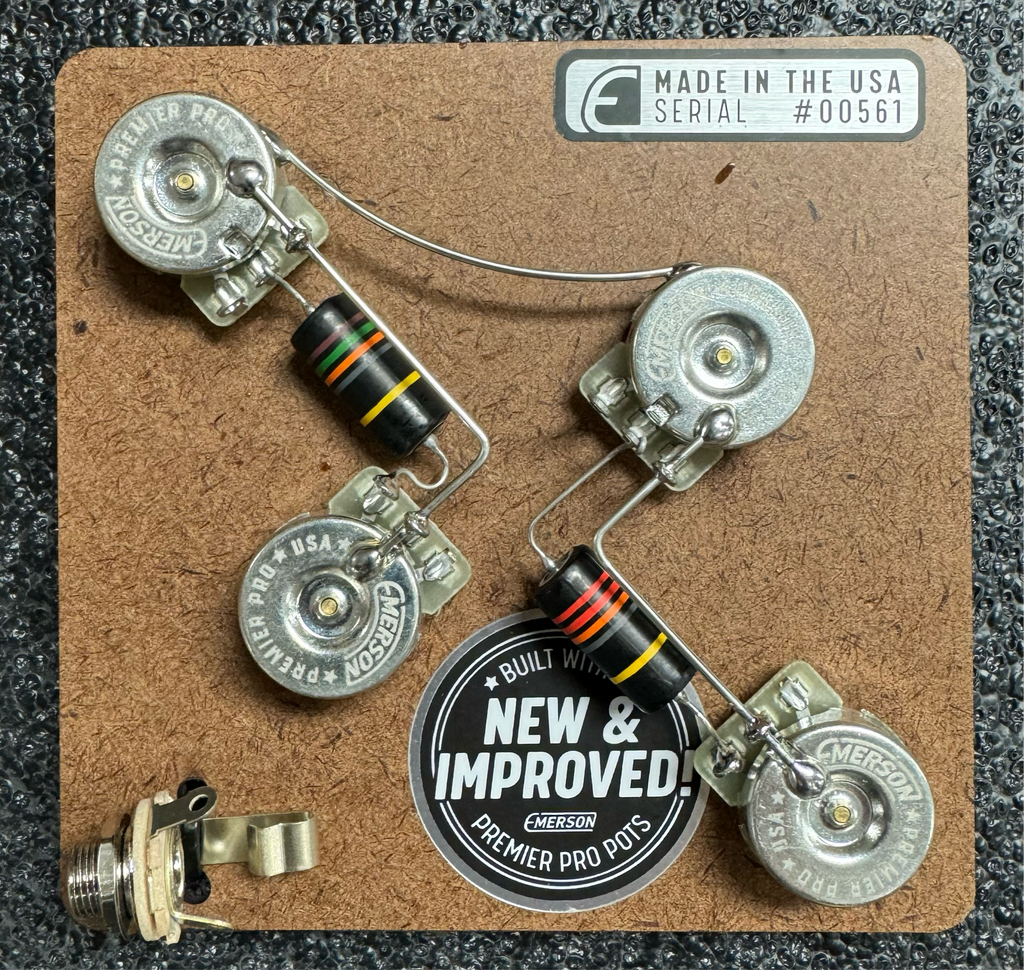 Готовый темброблок для гитар Emerson PRS-4 4-Knob Prewired Kit For PRS Guitars