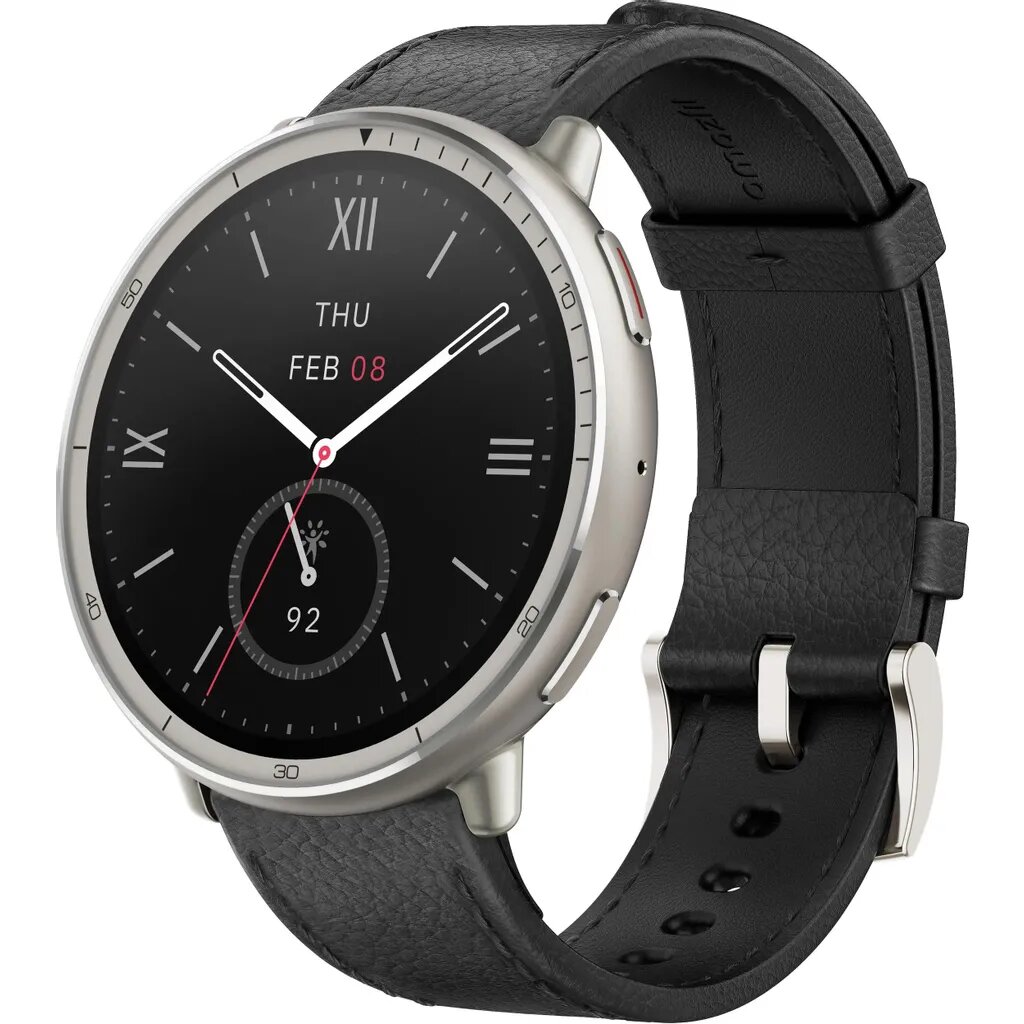 Смарт-часы AMAZFIT Active 2R Premium A2437, 43.9мм, 1.32", черный/серебристый
