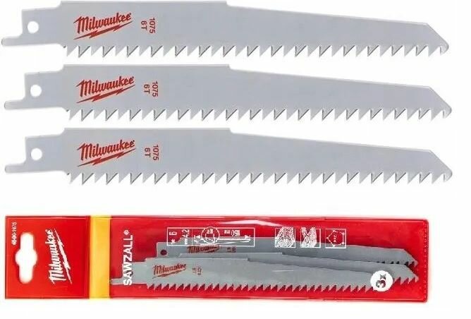 Полотно по дереву и пластику (150х4.2 мм, 3 шт.) Milwaukee