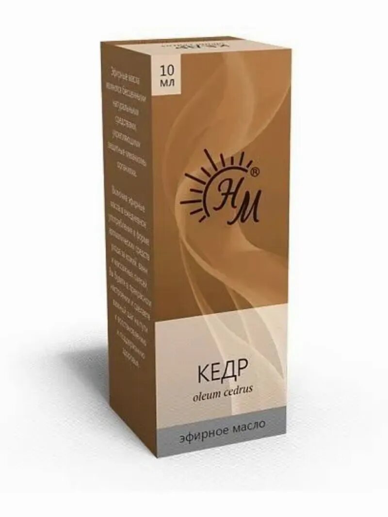 Масло эфирное "Кедр" 10мл (НМ)