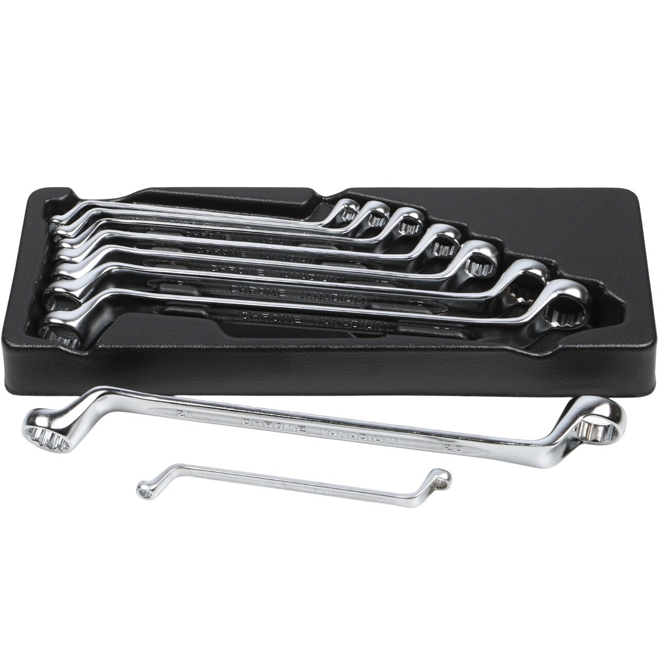 Licota ACK-384007 Набор ключей накидных 75 гр. 6 - 23 мм, 9 пр. в ложементе