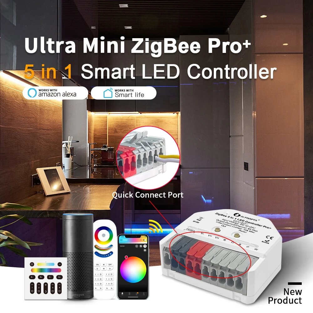 GLEDOPTO ZigBee 3.0 Pro+ Mini Controller RGB CCT — фото 1