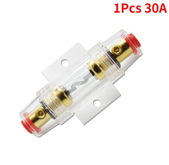 5 шт, держатель предохранителя для ремонта автомобильной аудиосистемы, провод 1Set 30A Fuse Holder