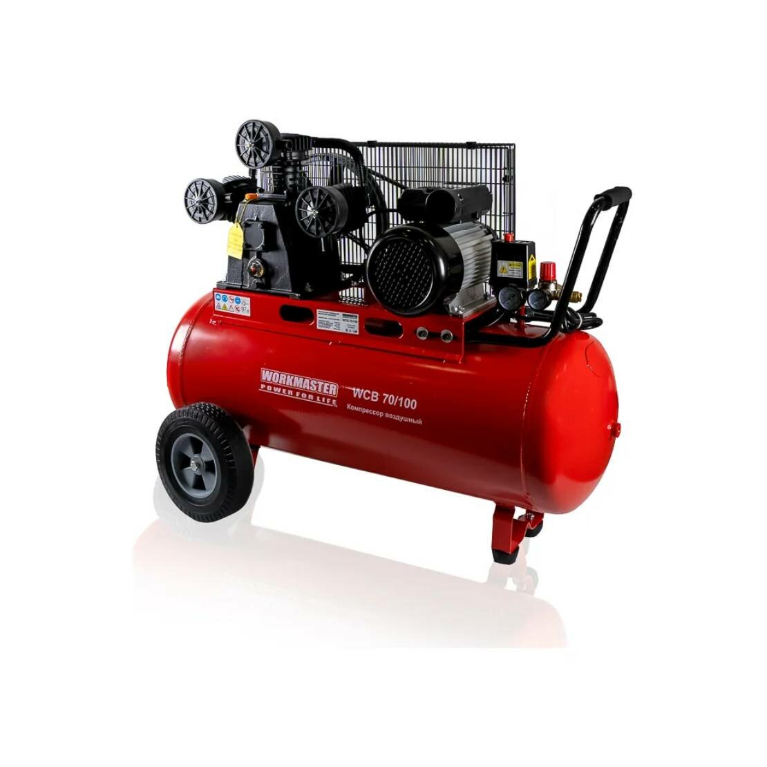 Компрессор Workmaster WCB 70/100 (10702070/260621/0192005), 2,2 кВт (3 л. с.), 550 л/мин