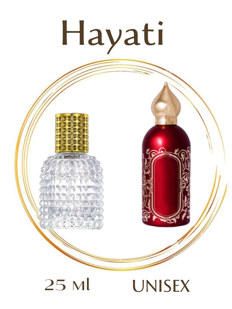 Духи парфюм Hayati спрей 25 мл унисекс, цветочные, фруктовые