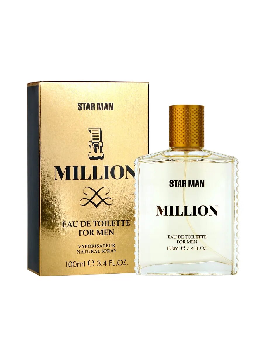 Delta Parfum Туалетная вода Star Man Million мужская, 100 мл