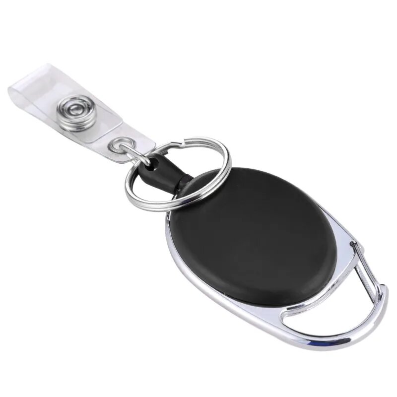 Брелок-ретрактор для бейджа Black