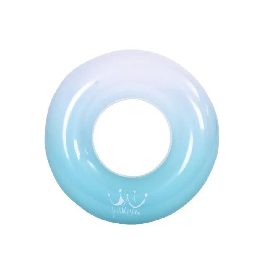 35100 Jilong Круг надувной радужный 9+, 90см. голубой