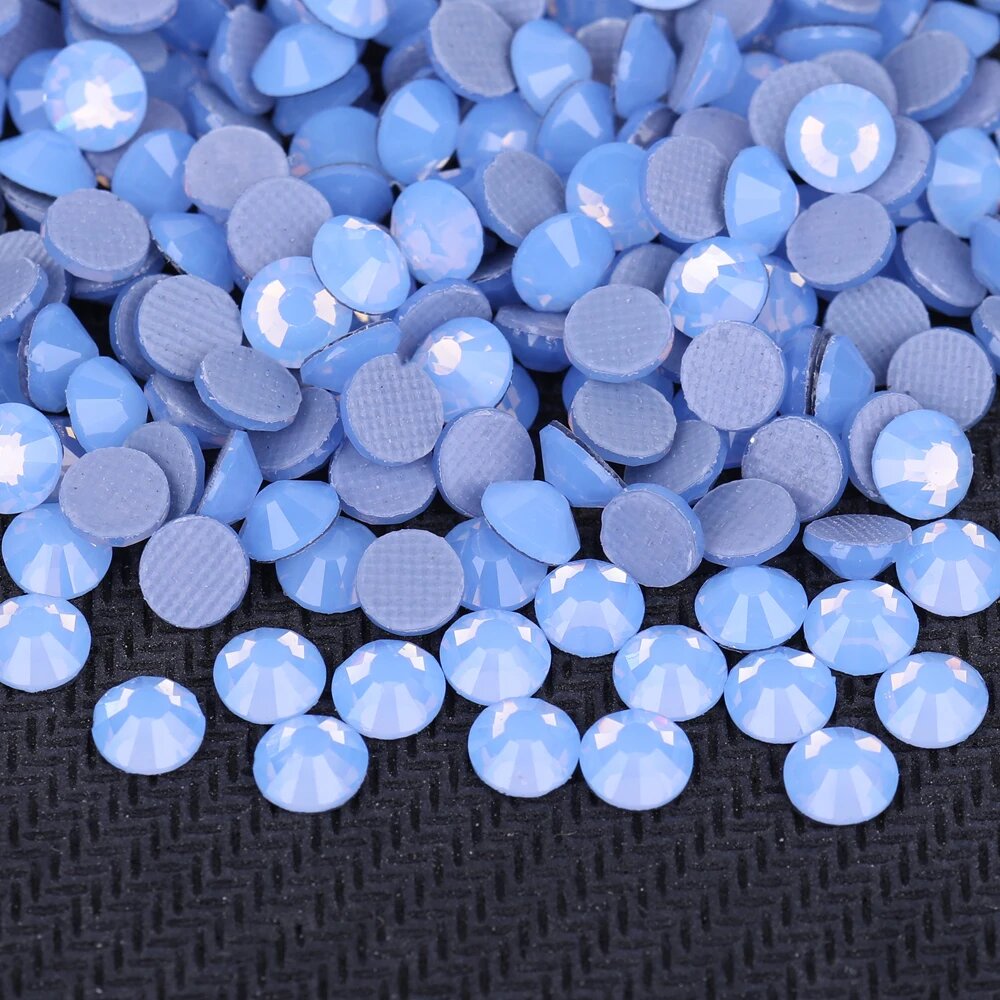 Стразы Blue Opal для горячей фиксации, 1000 шт.