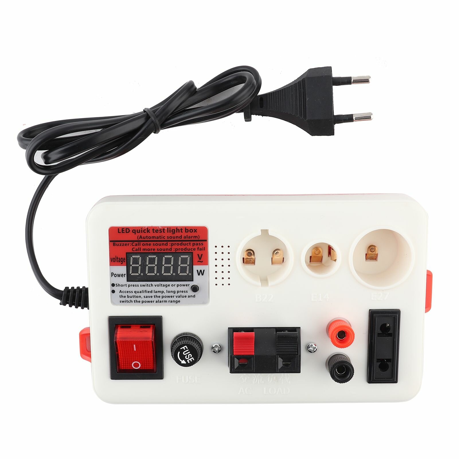 Тестер LED ламп типа A для проверки напряжения питания