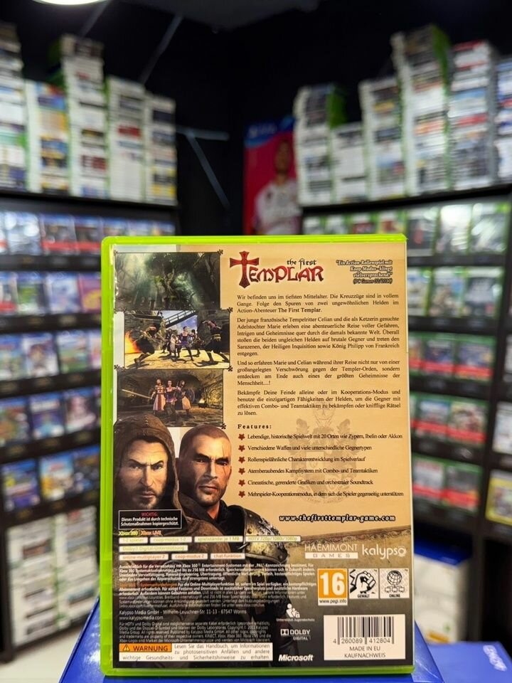 Игра The First Templar (Xbox 360) (Box) — фото 1