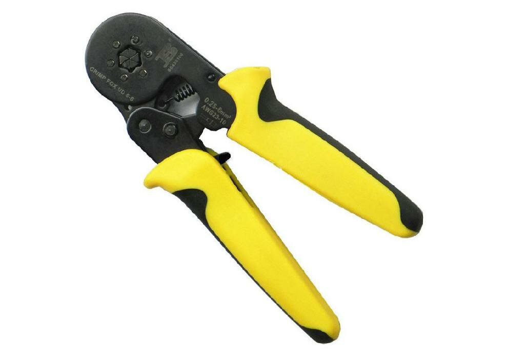 Кримпер BOSI BS433106 для обжима проводов 0,25–6 мм кв. м одинарных и двойных втулочных наконечников