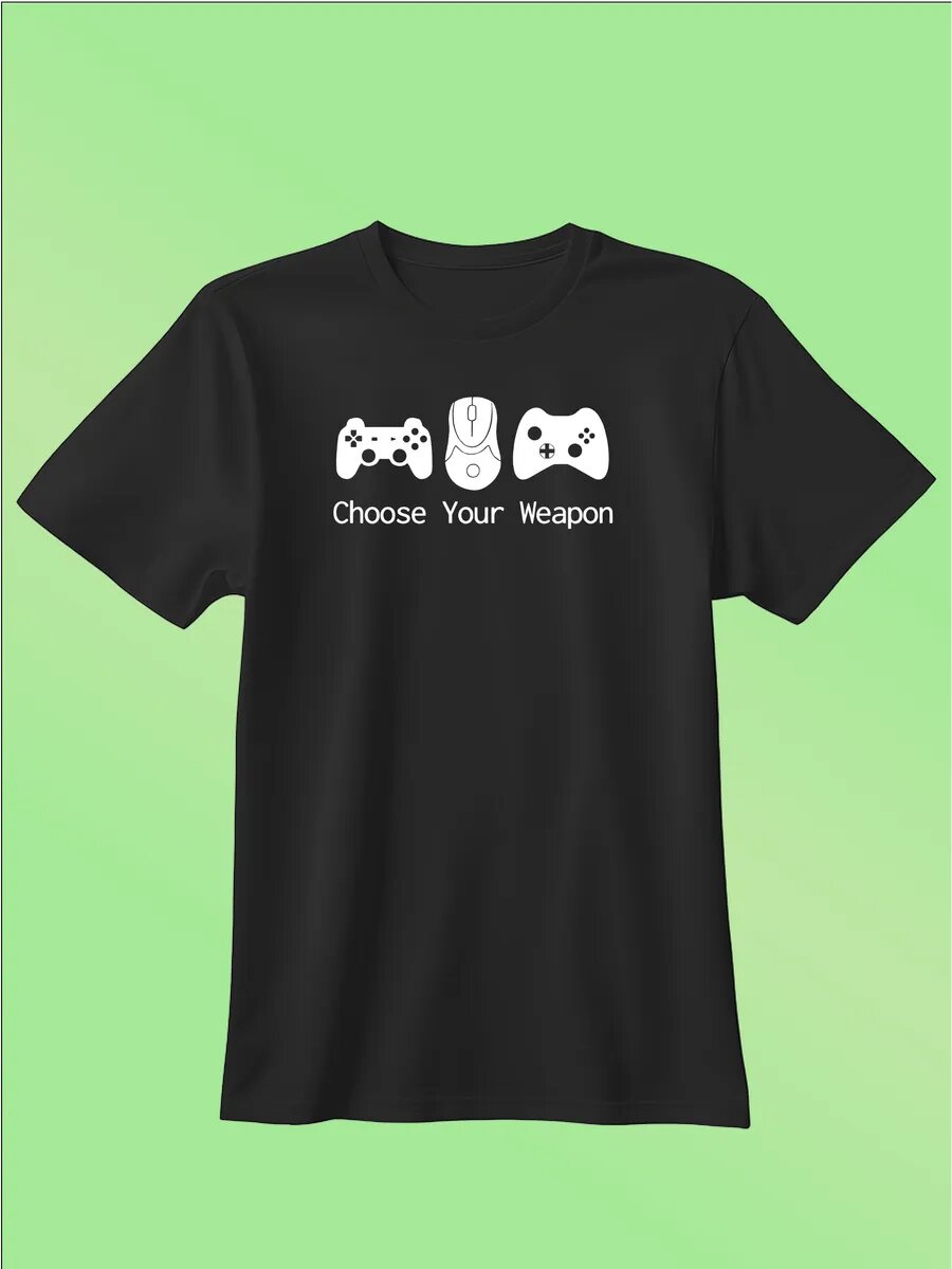 Футболка gamer джойстики